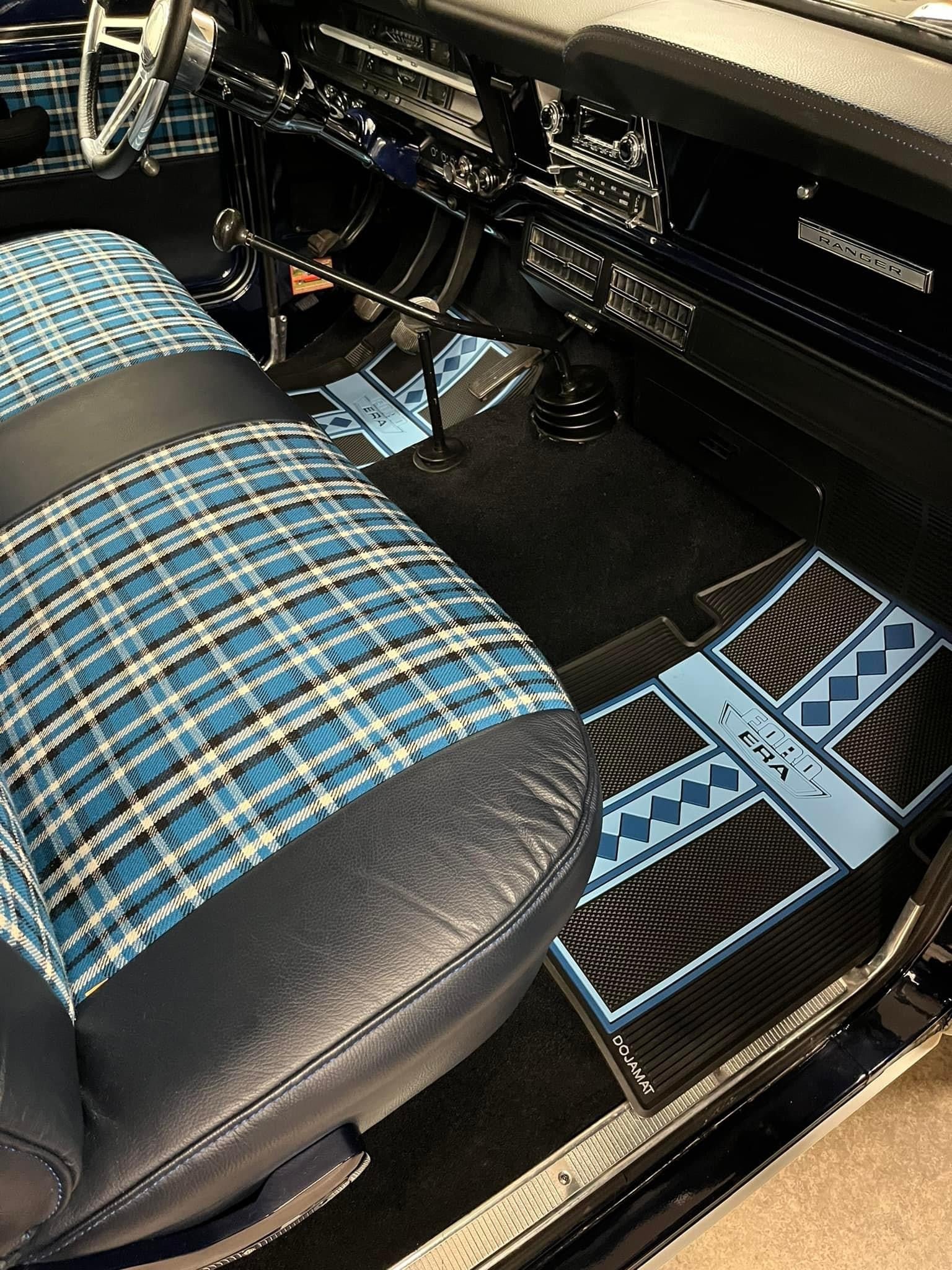 Ford Era Retro Floor Mats by DojaMat | Free Shipping